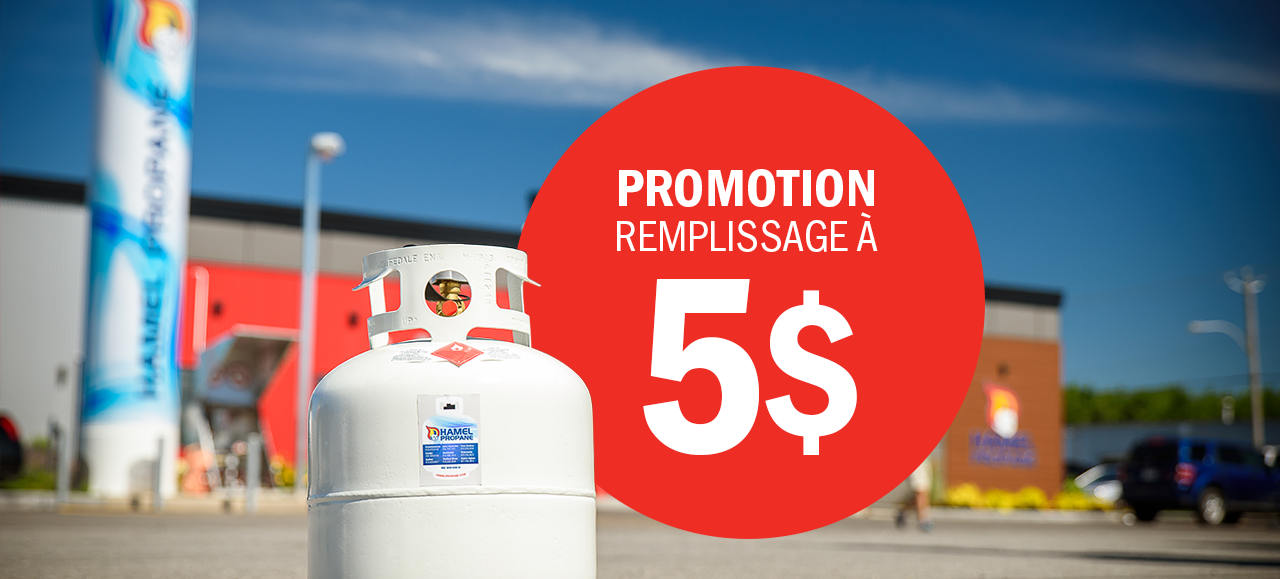 Événement promotionnel : La semaine d'la 20 LB à 5 $! – Hamel Propane